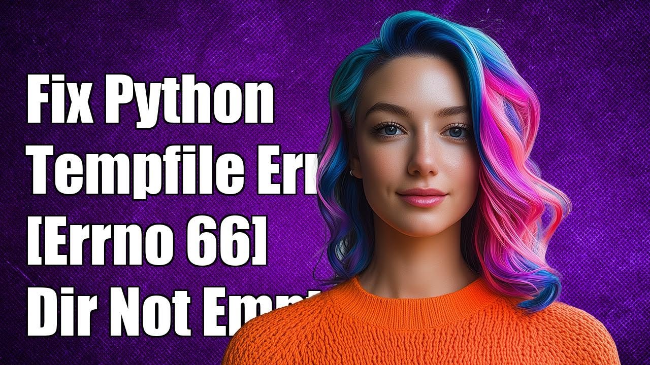 Fixing Python tempfile [Errno 66] Directory Not Empty Error: Solutions & Tips - YouTube