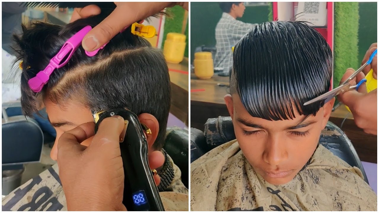 Beautiful Comb Over with Side Part Hairstyle for Boys Step-by-Step ...
