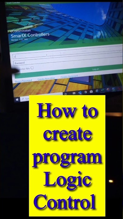 HOW TO CREATE PROGRAM LOGIC CONTROL SCHNEIDER ELECTRIC - YouTube
