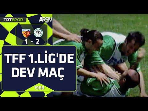 Kayserispor - Konyaspor: 1-2 (2002-03 TFF 1.Lig sezonu) TFF 1.Lig'de dev maç