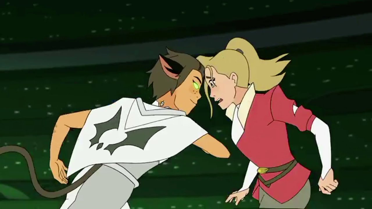 She ra season 5 catra and adora fight scene part 2 - YouTube