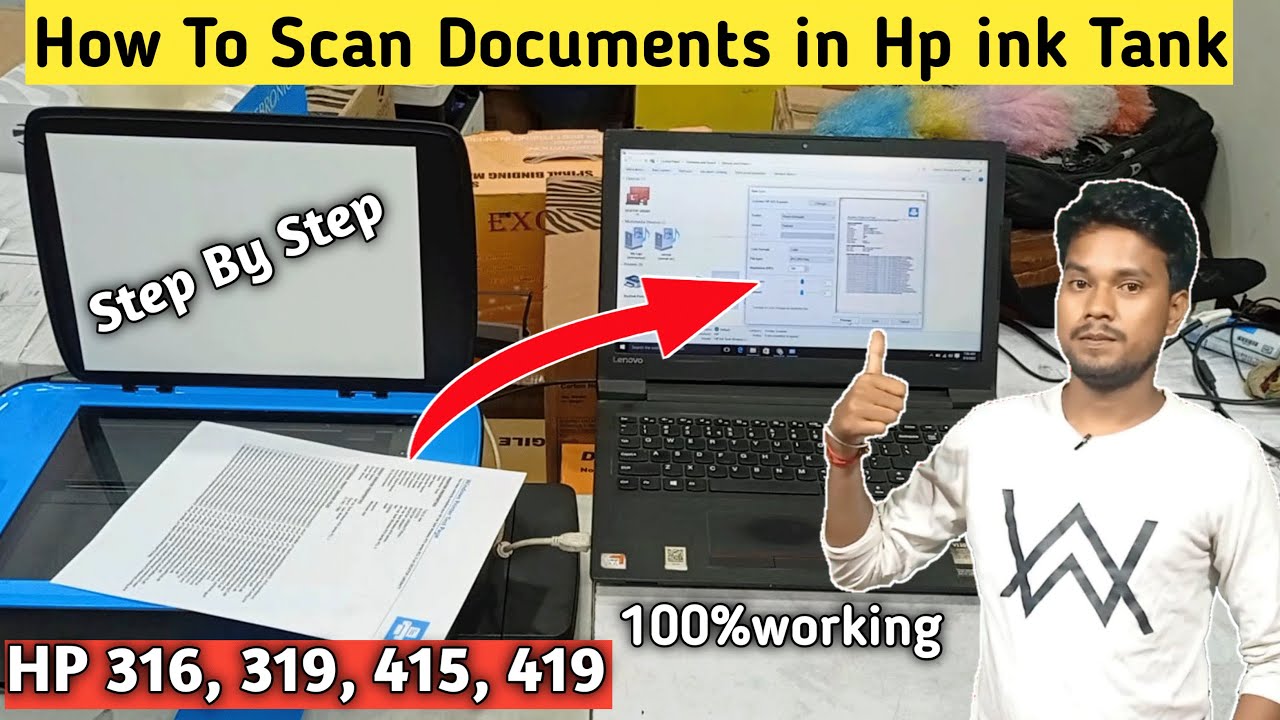 How To Scan Documents In Hp InkTank 316 319 419 How To Scan How To Scan Documents In Hp InkTank 316 319 419 How To Scan
