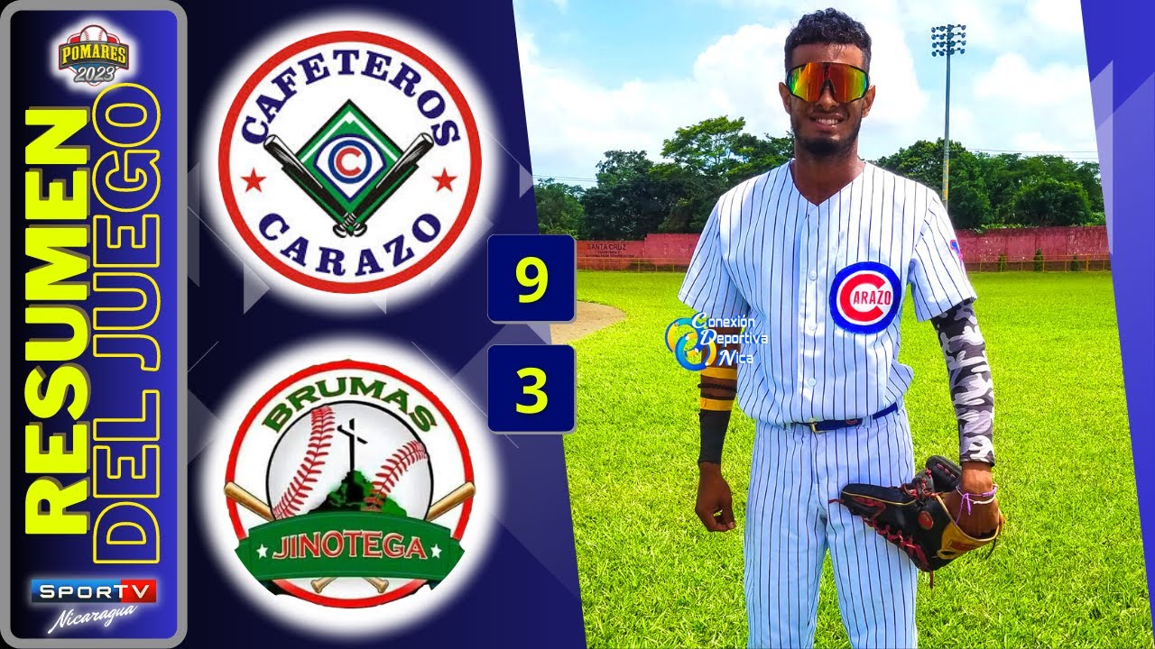 RESUMEN Juego 2 Cafeteros de Carazo vs Brumas de Jinotega 16 07 2023 POMARES - YouTube