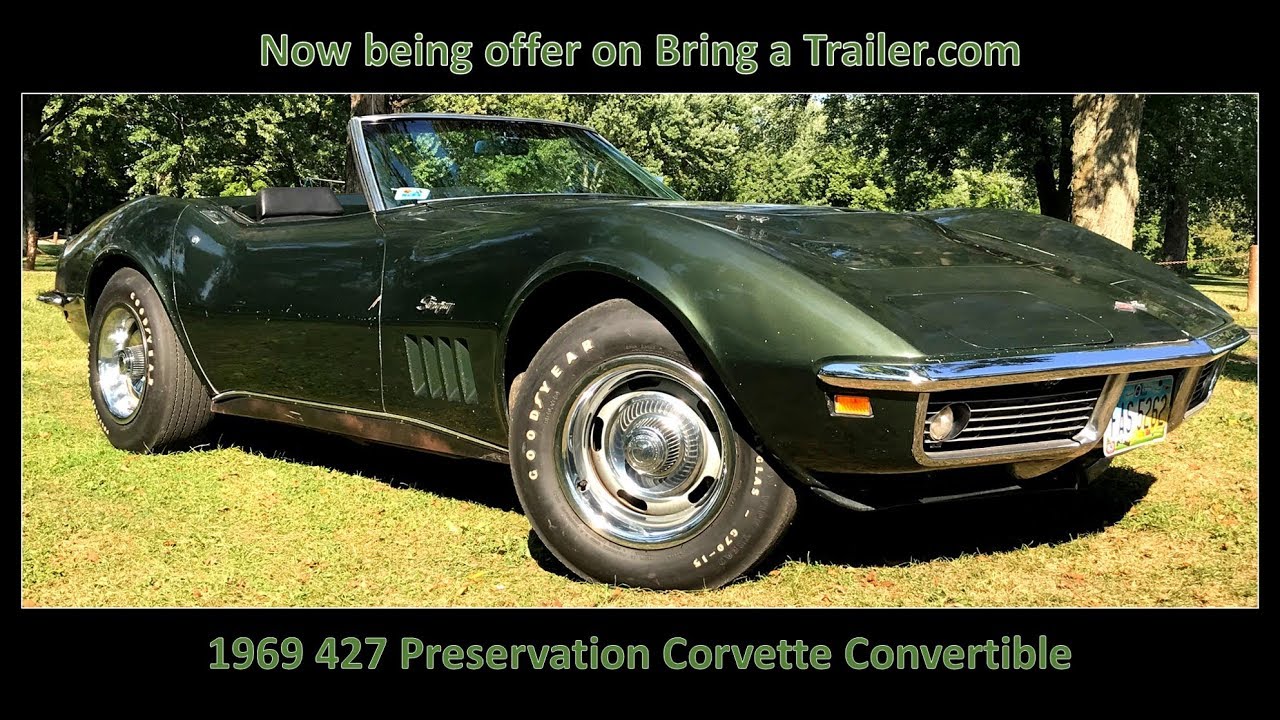 1969 Green Corvette Convertible 427