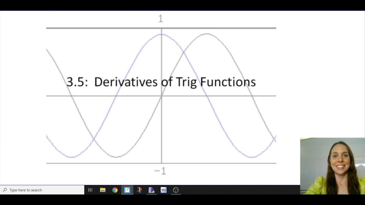 AP Calculus AB: Derivatives of Trigonometric Functions - YouTube