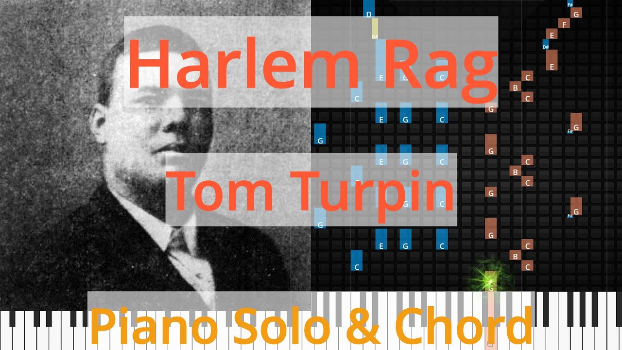 🎹Solo & Chord, Harlem Rag, Tom Turpin, Synthesia Piano - YouTube