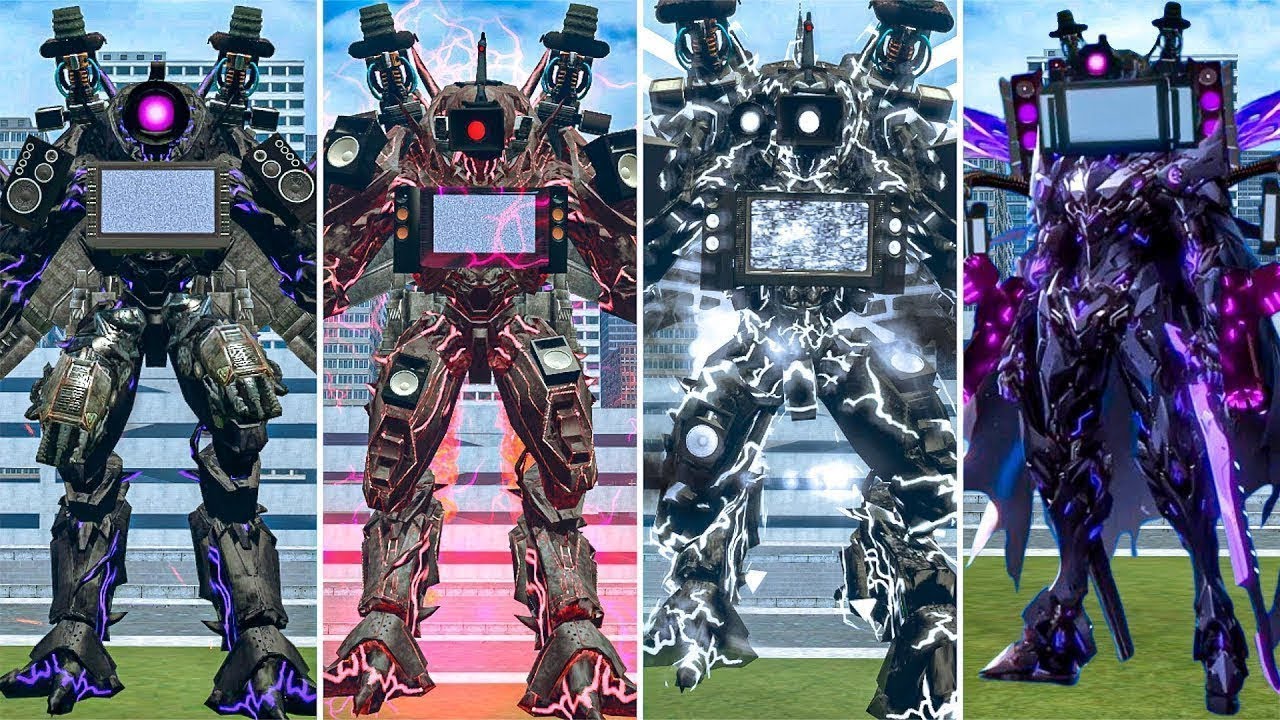 EVOLUTION OF NEW ULTRA-UPGRADED PURPLE TRI-TITAN! - Skibidi Toilet In ...