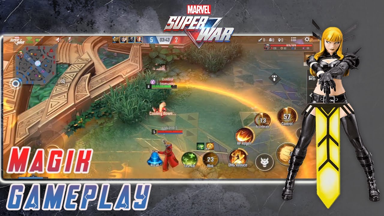 MARVEL Super War: Magik Hero (Fighter) Gameplay - YouTube