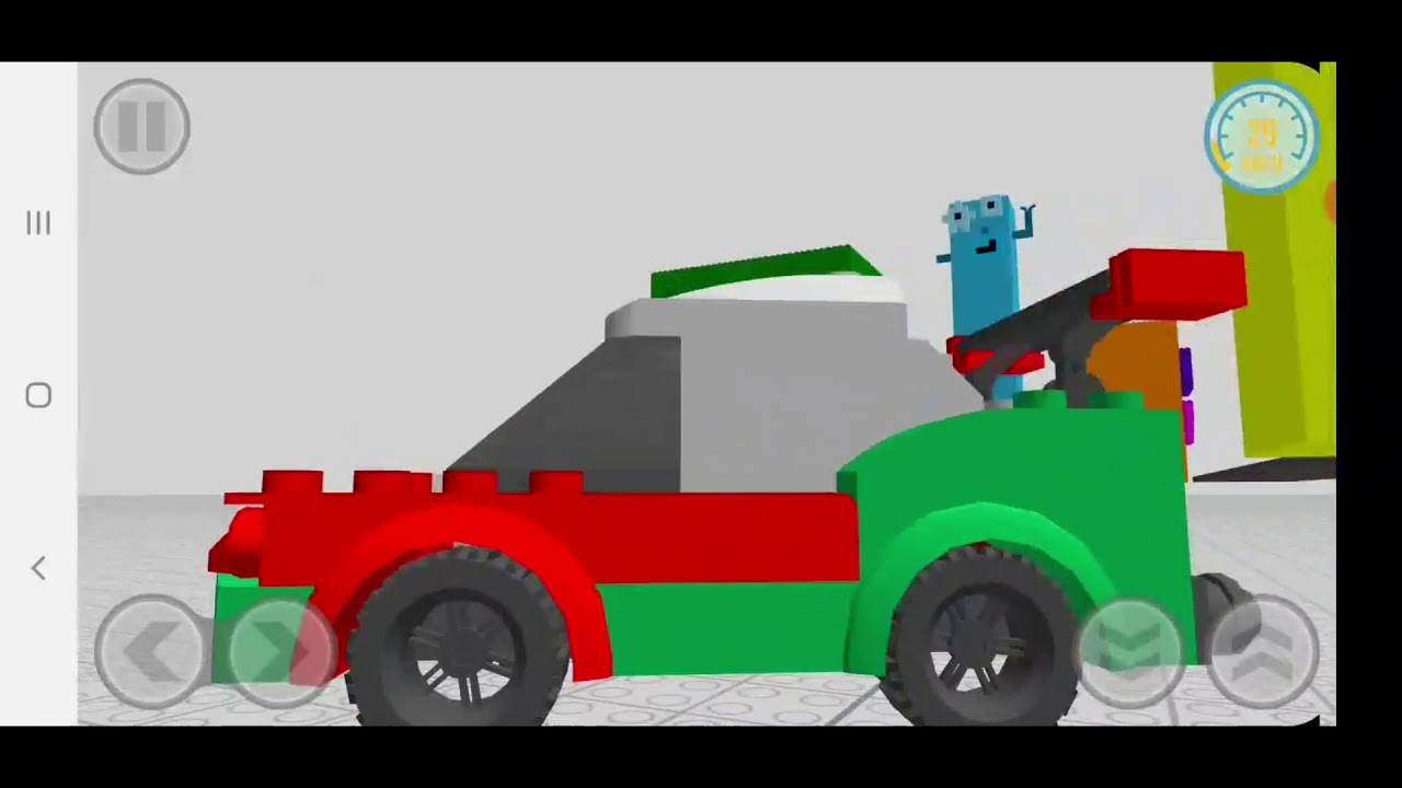 Giant draw bricks numberblocks 1-5 - YouTube