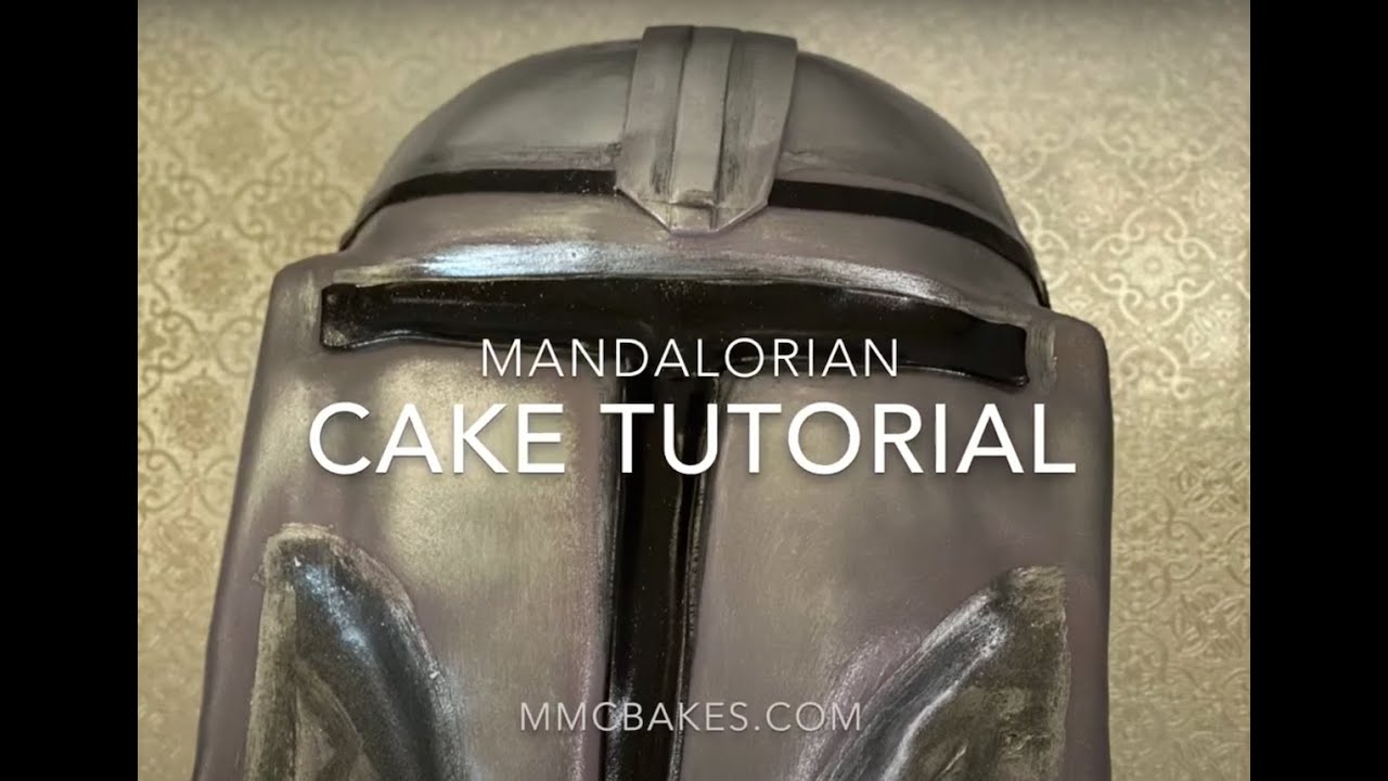 Mandalorian Cake Tutorial - MMC Bakes - YouTube