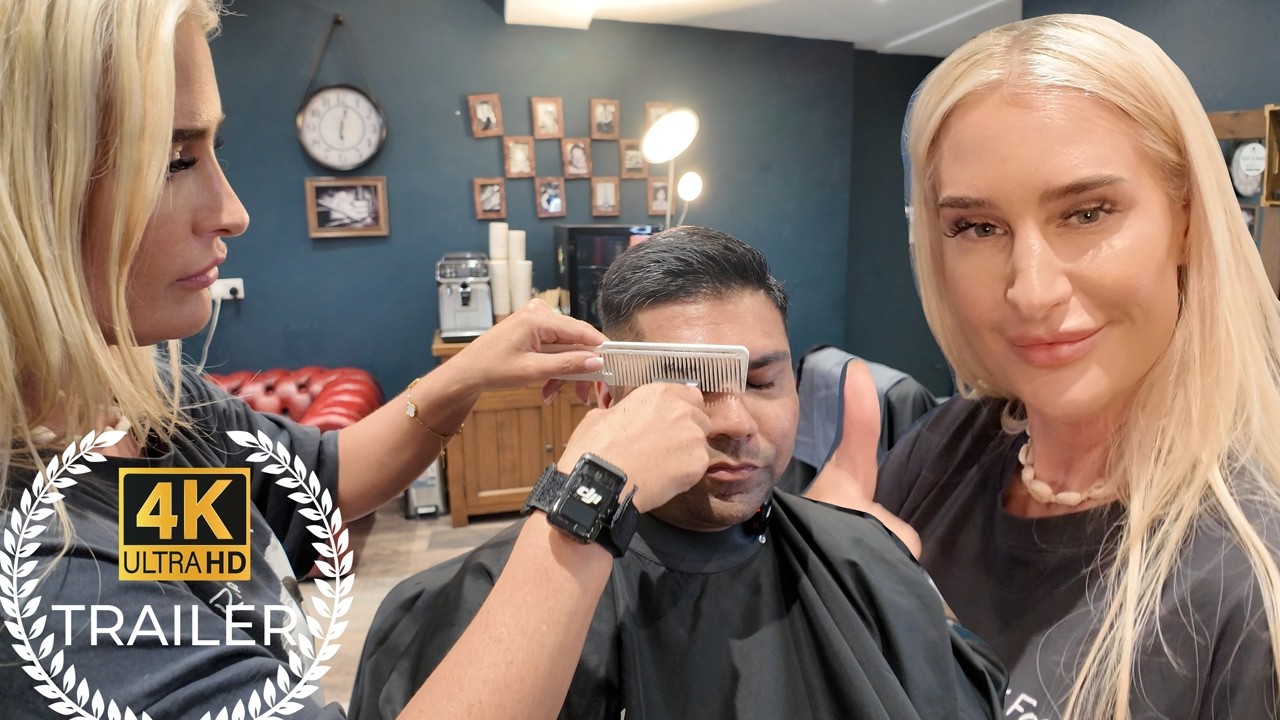 🇬🇧 British ♥💈 BLONDE BARBER QUEEN 👑♥💈 Cads of Micklegate York 🇬🇧 ...