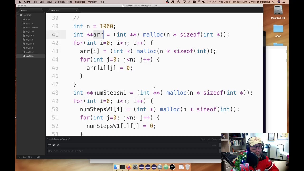 Lecture 16.3 - Advent of Code Day 3 Part A (2019/12/11) - YouTube