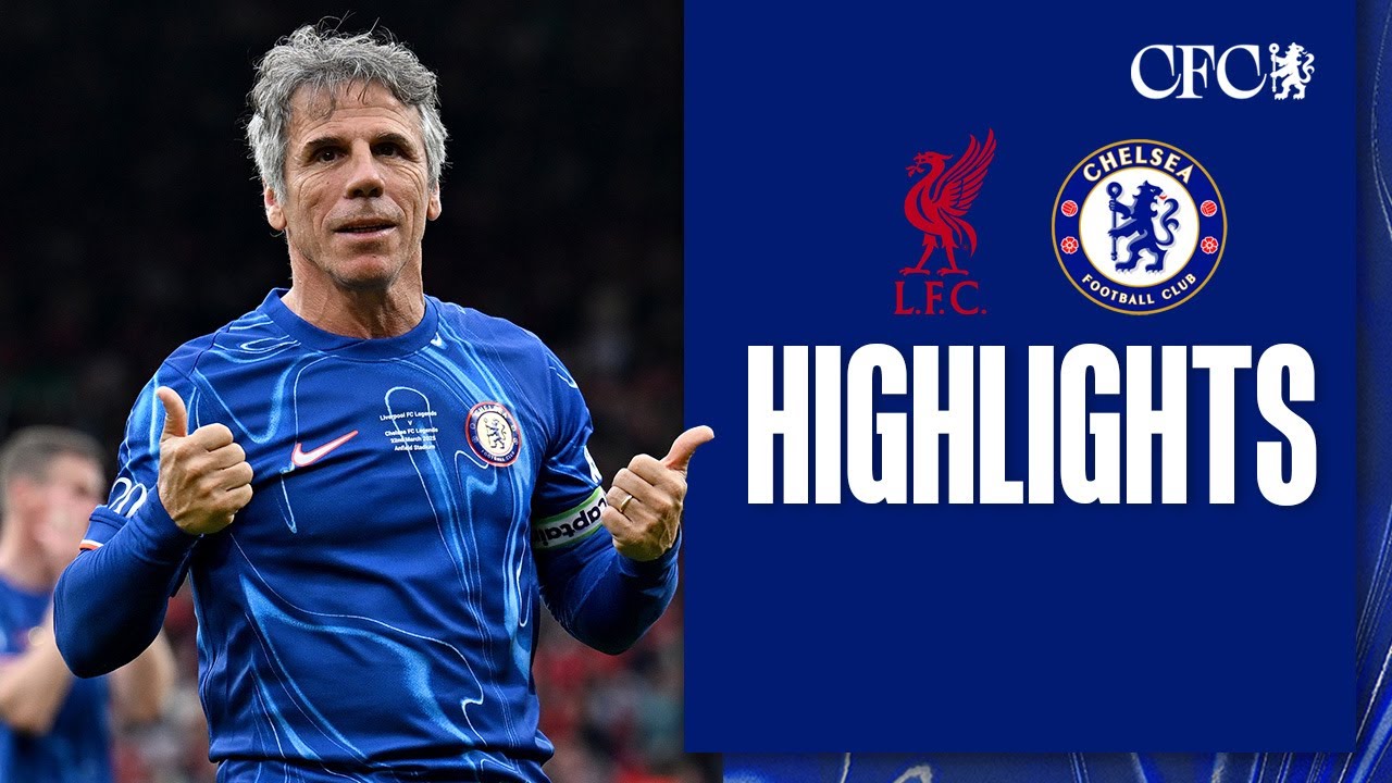 Liverpool Legends 2-0 Chelsea Legends | HIGHLIGHTS | Legends Charity ...
