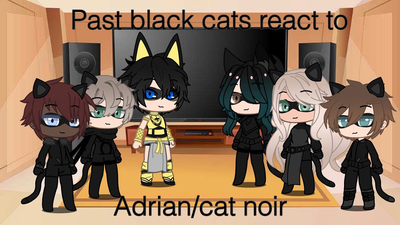 The Past black cats react to Adrian/cat noir || Mlb || part 2 - YouTube
