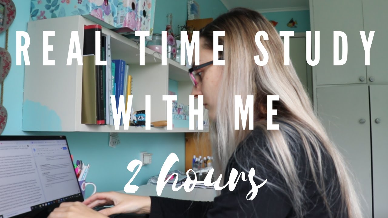 2 Hour Real Time Study With Me *I will be studying & chatting with you ...