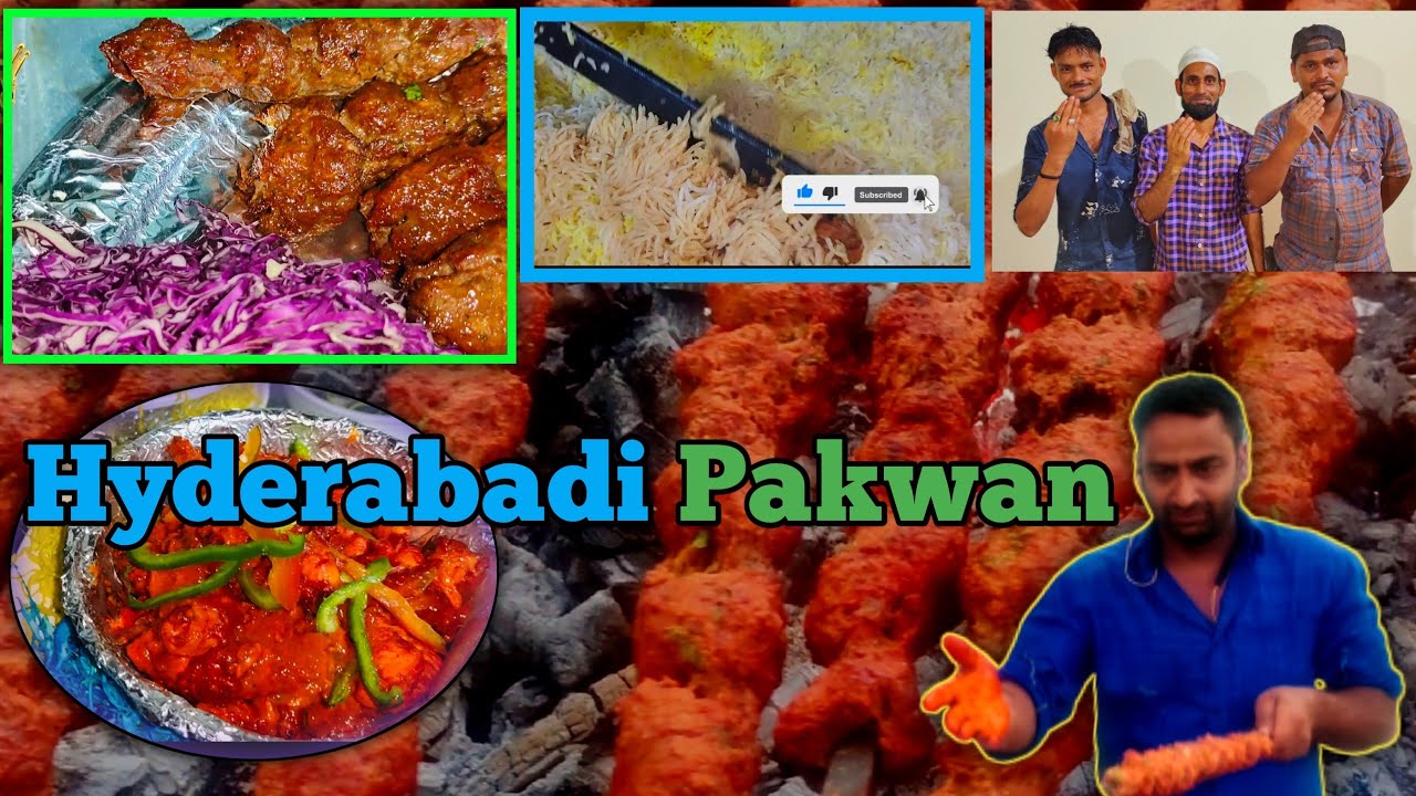 Hyderabadi Pakwan mutton biryani mutton sheekh kabab chicken 555 total ...