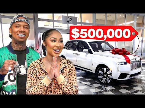 MoneyBagg Yo Gifts Ari Fletcher a $500,000 Rolls Royce! 