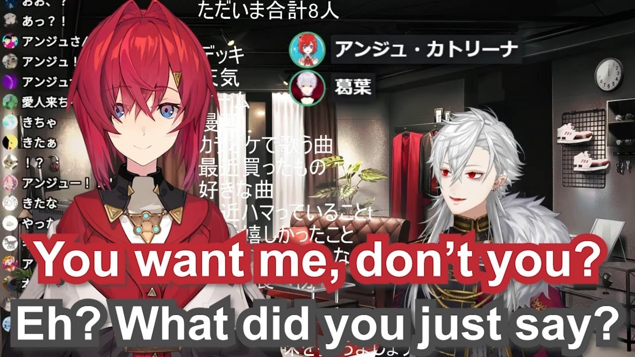 【Eng Sub】Ange Katrina bumping into Kuzuha as hell【Nijisanji】 - YouTube