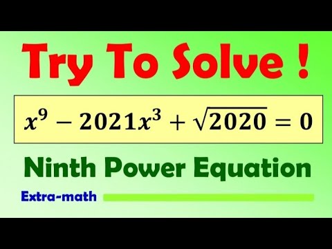 Solving ninth power equation - YouTube