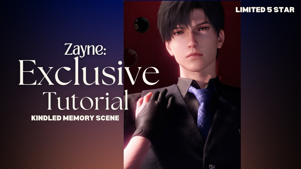 Zayne: Exclusive Tutorial | Eng Dub | Kindled Memory Scene | Love and ...
