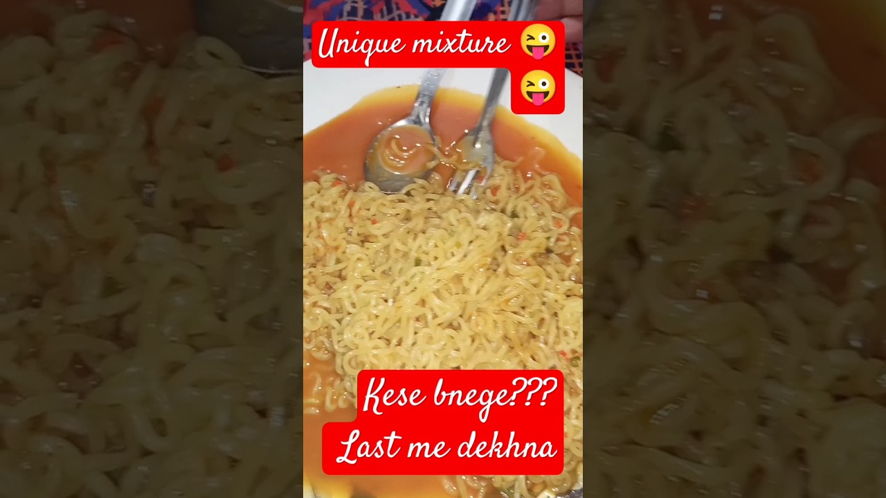 unique maggi and yippee combination #noodles #maggi #yippee #vamikadhot ...