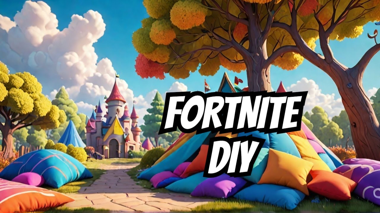 DIY Forts: How to build the ultimate gaming fort inspired by "Fornite ...