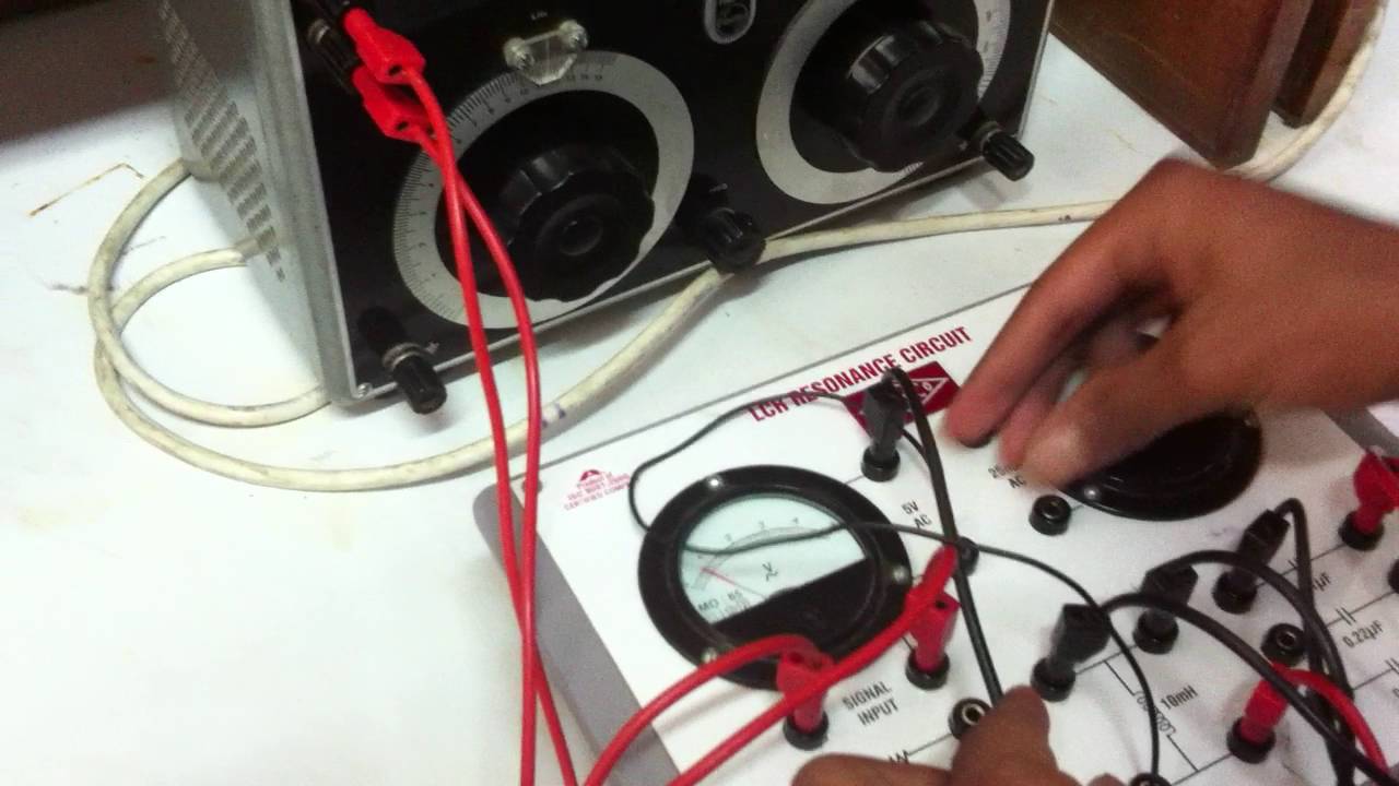 3. Study of phenomenon of resonance in parallel LCR circuit - YouTube