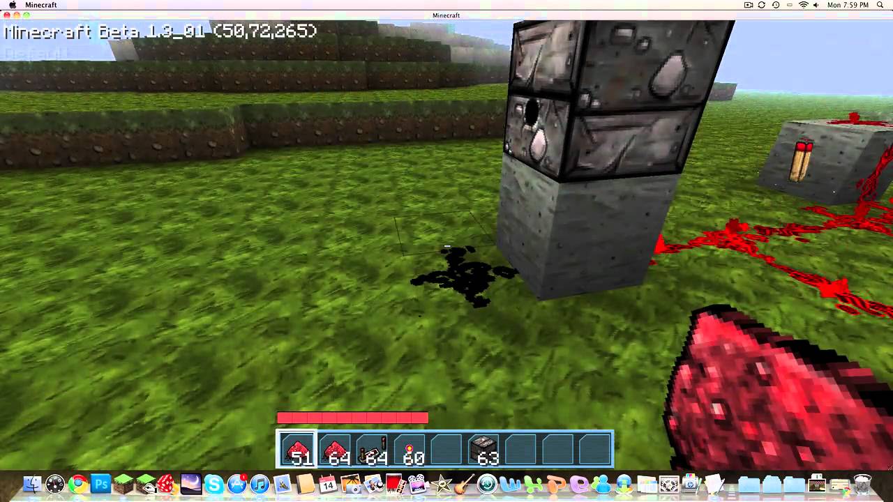 Rapid Fire Turret Tutorial (Minecraft) - YouTube