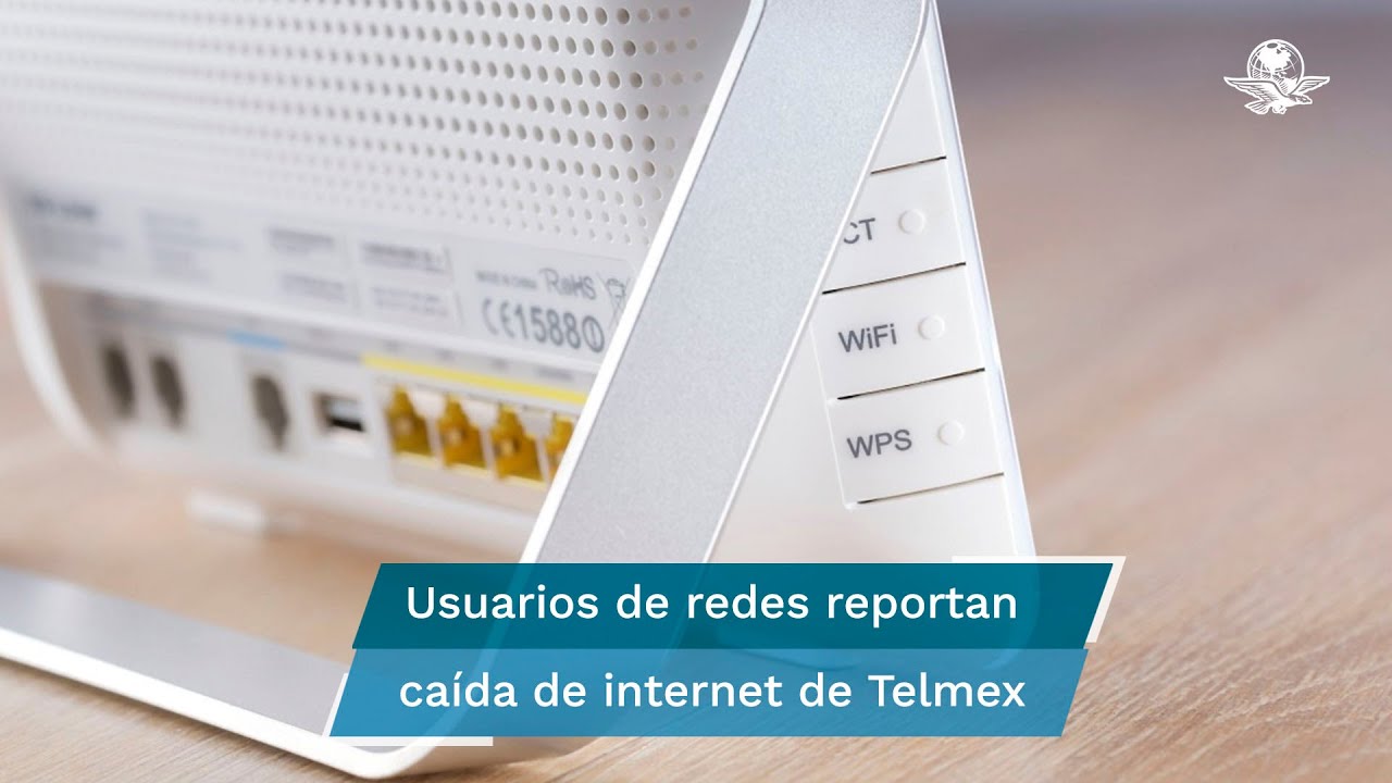 Usuarios de redes reportan caída de internet de Telmex - YouTube