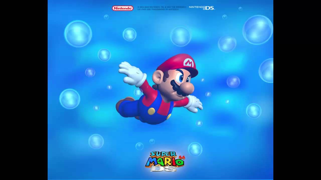 Super Mario 64 jolly roger bay music / water level theme - YouTube