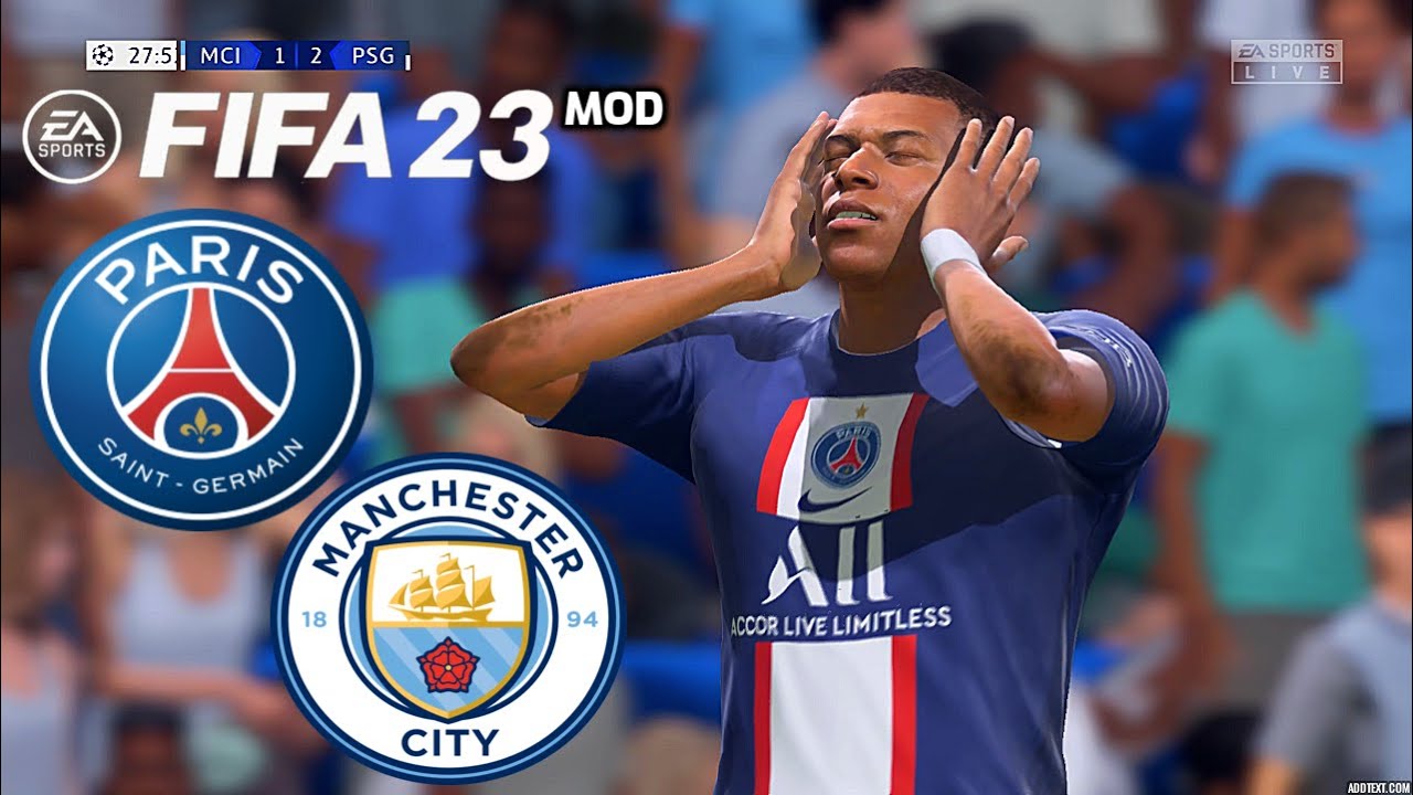 MBAPPÉ vs MANCHESTER CITY FIFA 23 MOD PS5 Gameplay & Graphics Ultimate ...