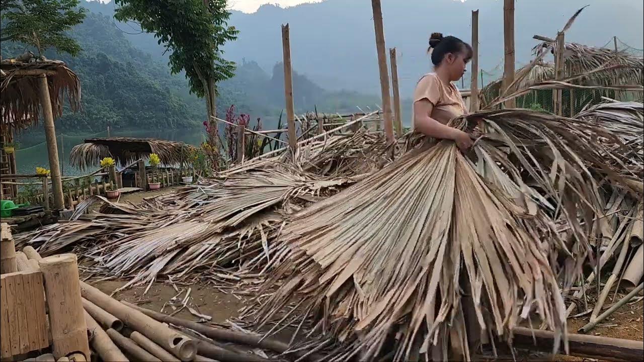 Resplendent bamboo house, Prepare to rebuild a new, more solid house|Trieu Thi Hoa Ep.51 - YouTube