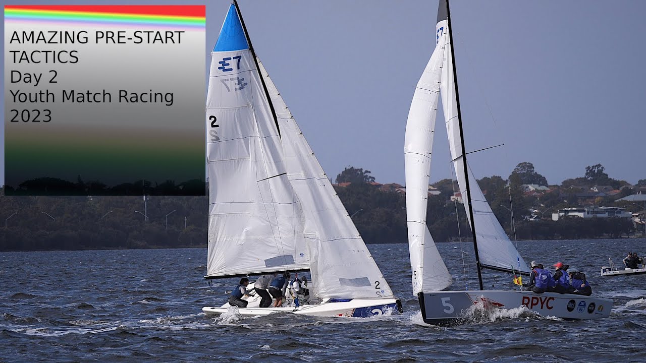 Amazing Pre-Start Tactics - Youth Match Racing - YouTube