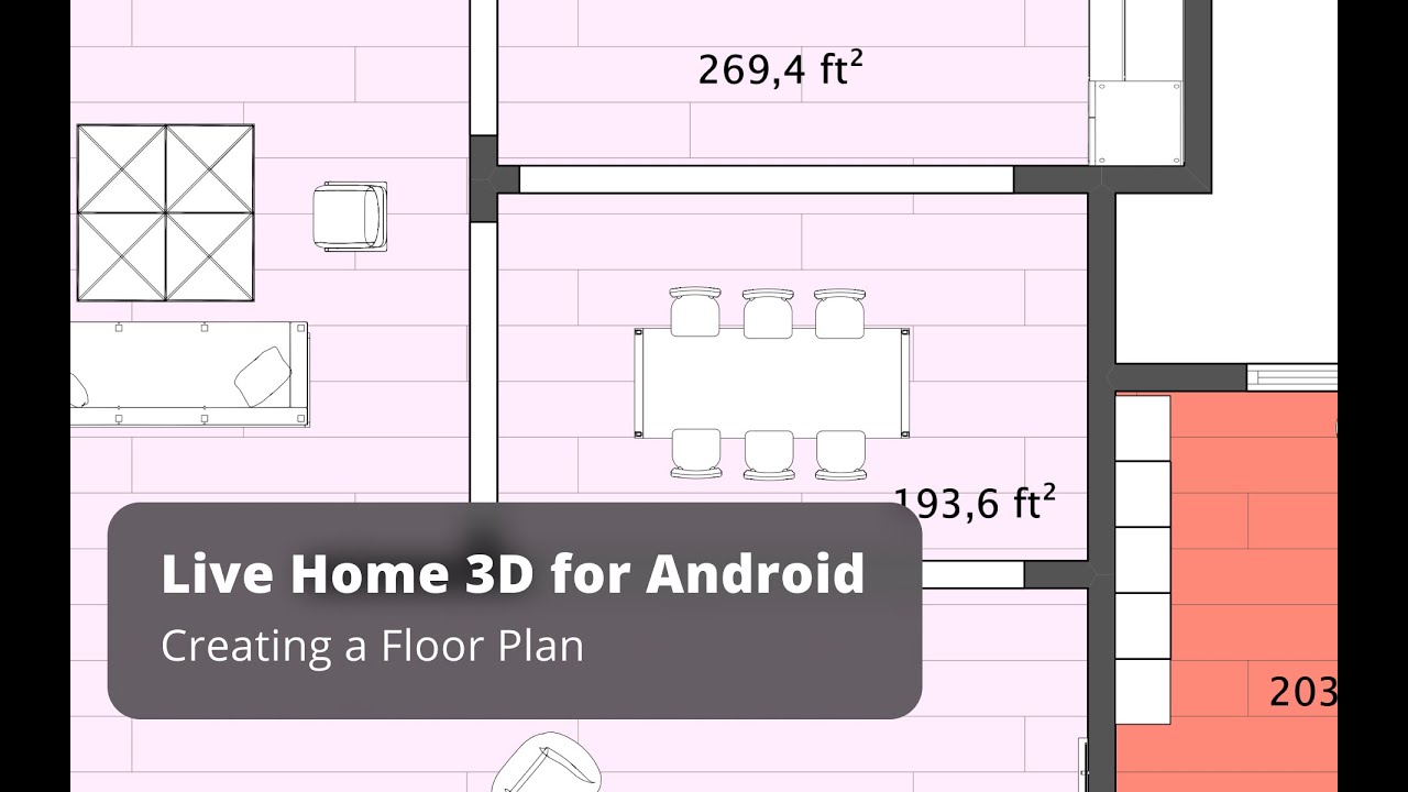Creating a Floor Plan - Live Home 3D for Android Tutorials - YouTube