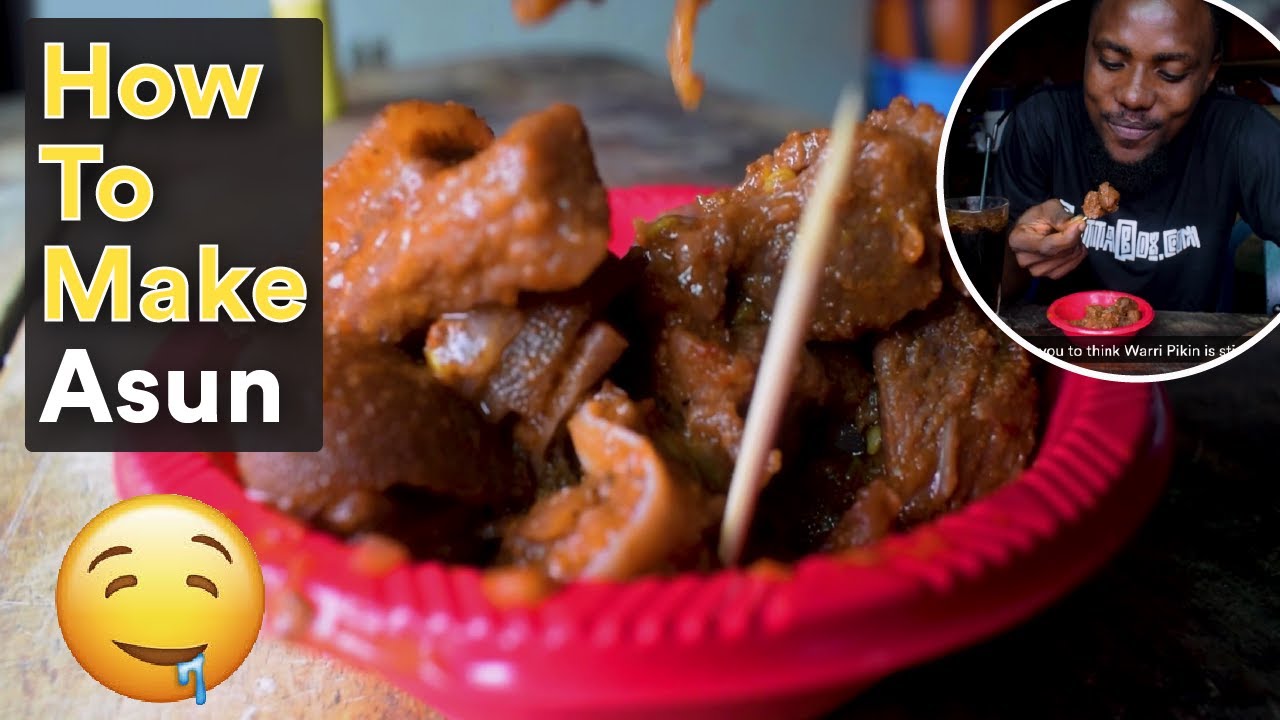 How to Make Asun (Spicy Roasted Goat) - YouTube