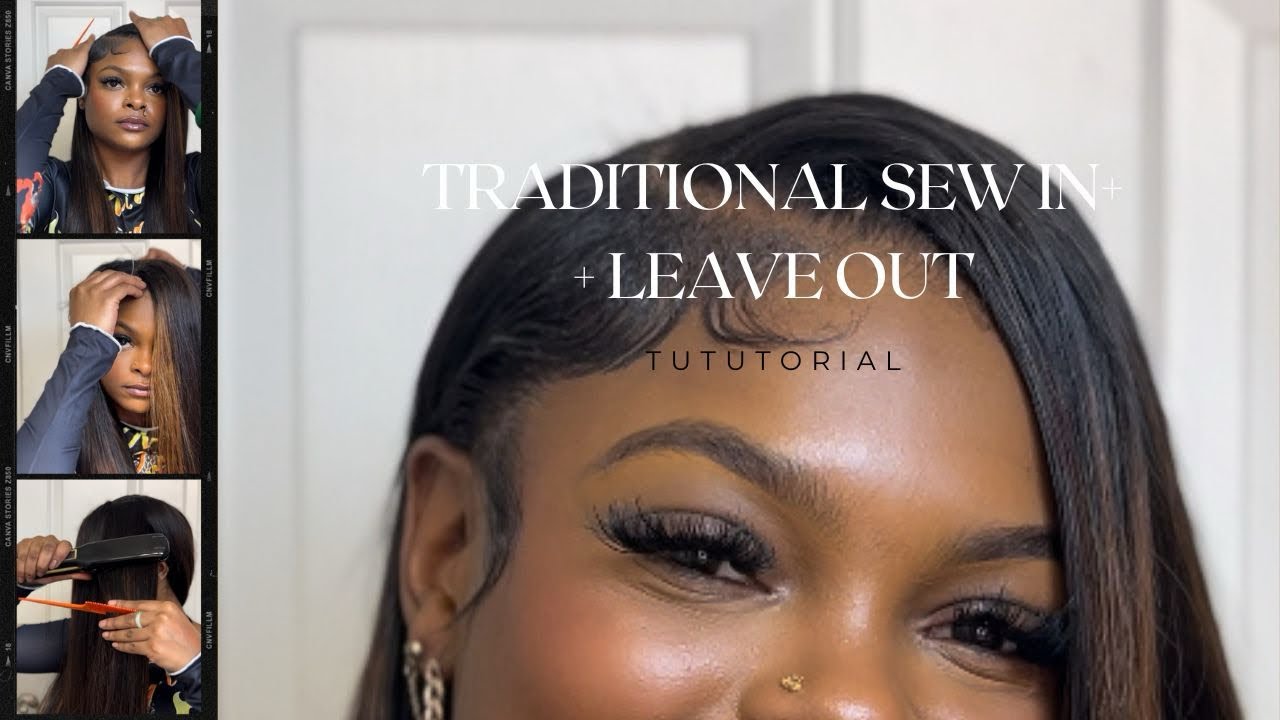 HOW TO TRADITIONAL SEW IN SIDE PART - YouTube