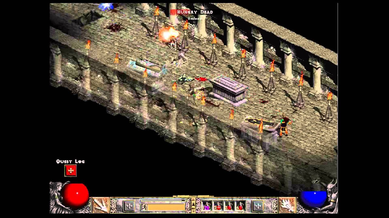 Diablo II - Blood Raven Fight - YouTube