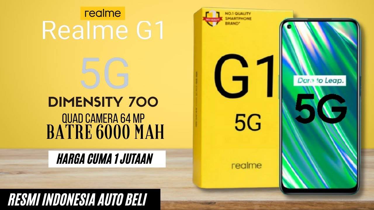 BIKIN HANCUR BRAND LAIN !! REALME G1 SEGERA RILIS | HARGA DAN ...
