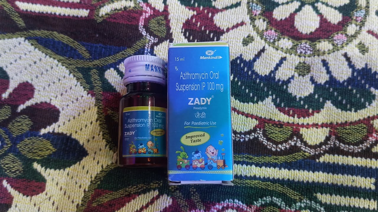 ZADY -100 | Azithromycin Oral Suspension IP 100 Mg | use | dose | In ...