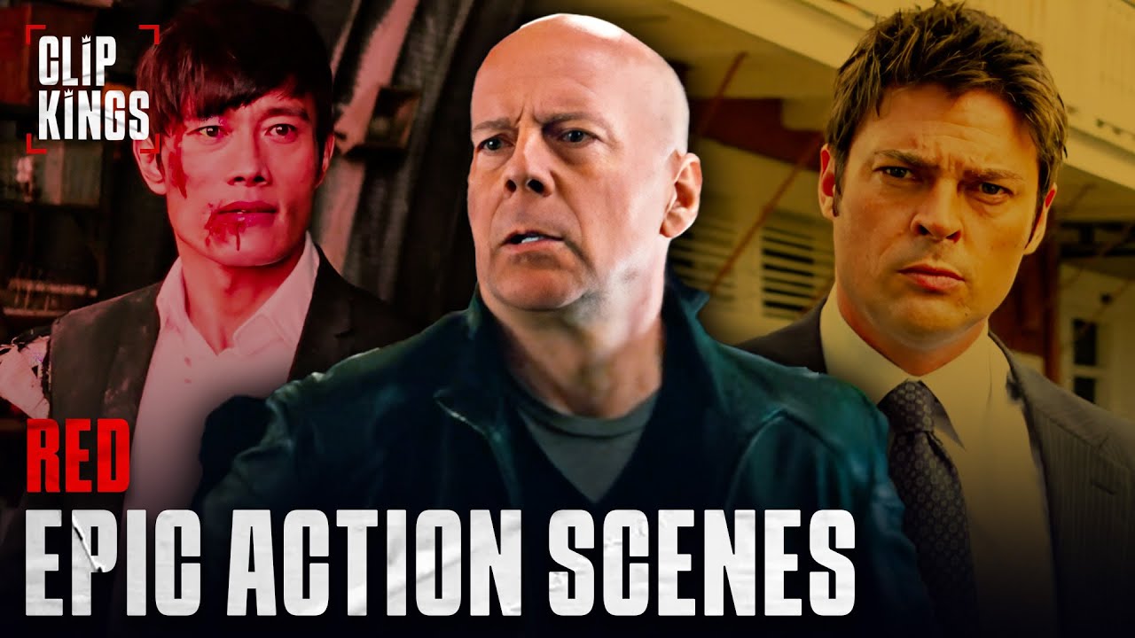 The Best Moments of Red Franchise (Bruce Willis, Helen Mirren, Karl ...