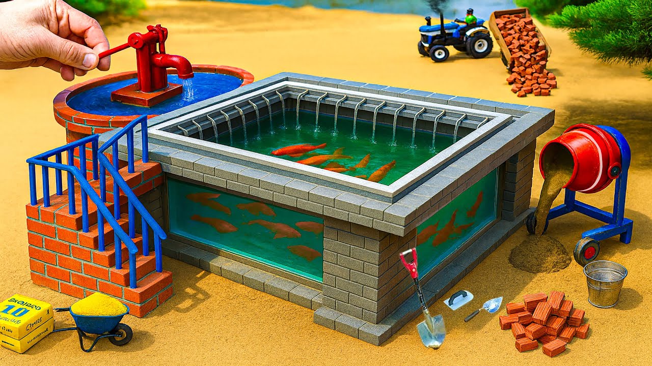 DIY Science Project Mini Water Well - Build a Modern Glass Aquarium and ...