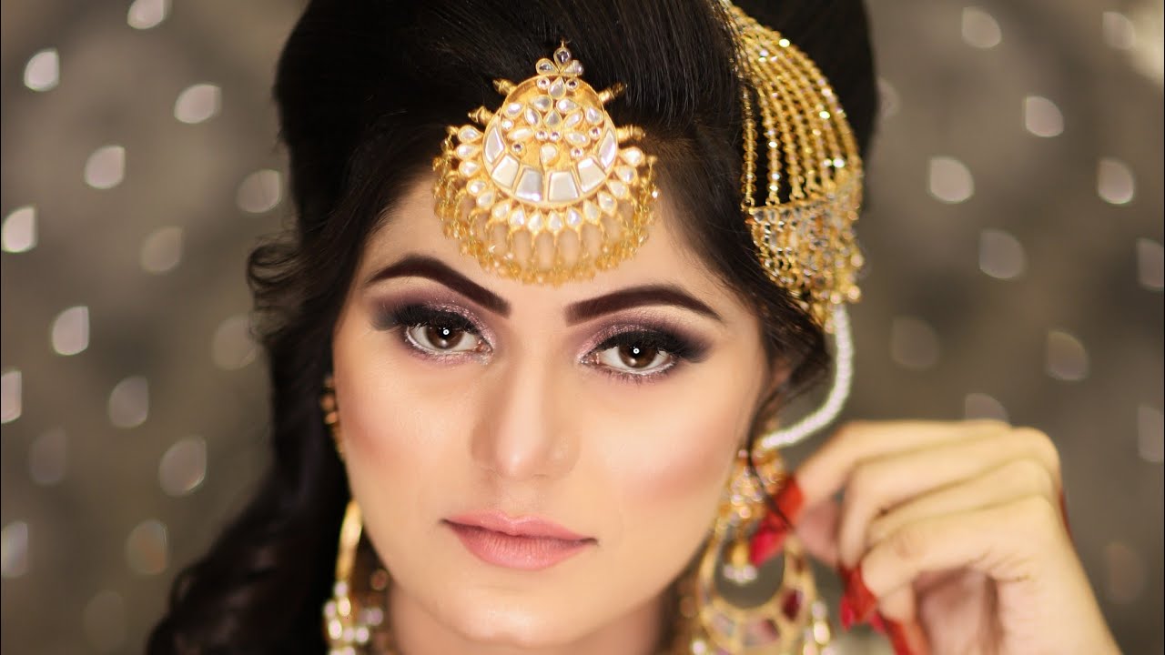 How to do glamorous valima makeup - YouTube