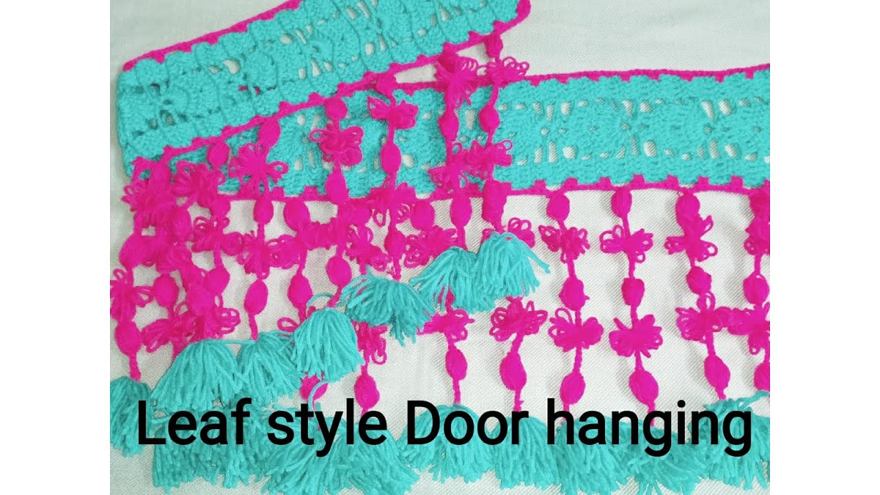 leaf shape door hanging 8 part 2 - YouTube