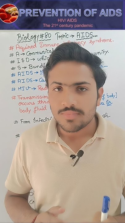 AIDS Kya hai ll HIV virus and AIDS ll What is STD ll #aids #hiv #science #neet #education #std # ...