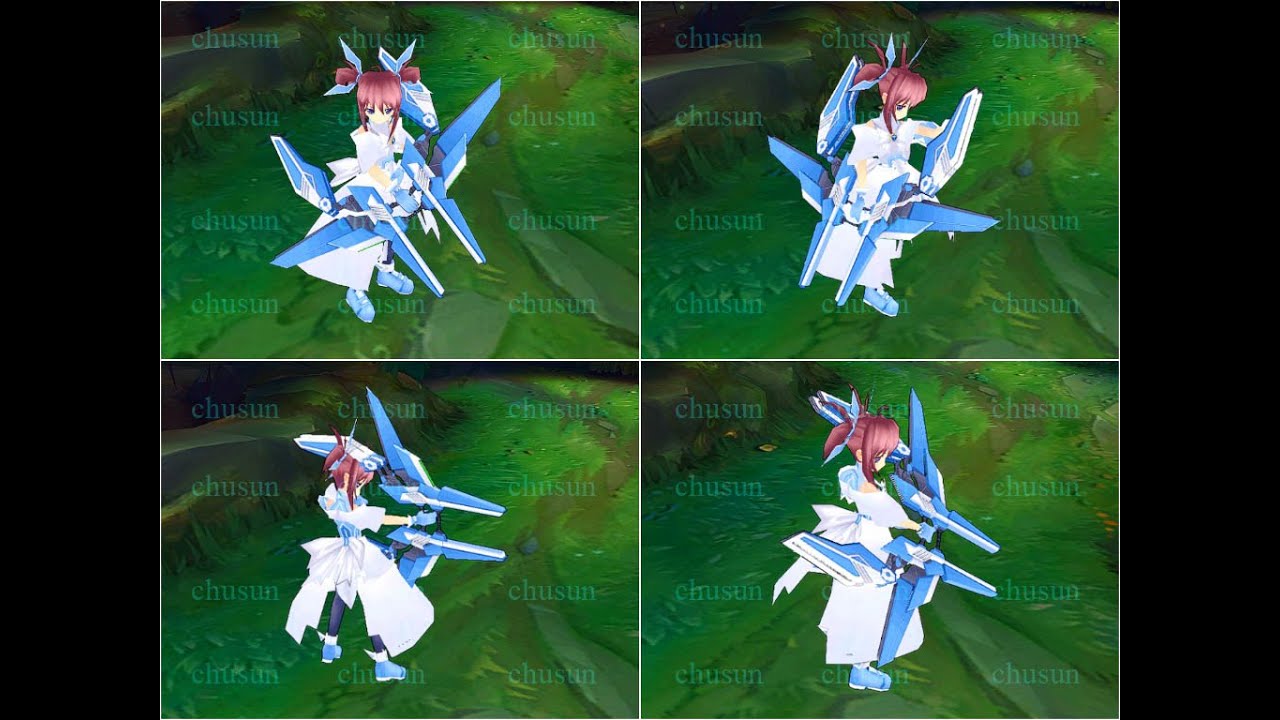 Ashe Magical Blue - 3D Mod Skin LoL - YouTube