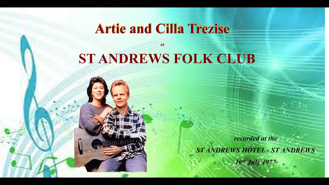 Artie & Cilla Trezise at St Andrews Folk Club 10 7 77 artiste only ...