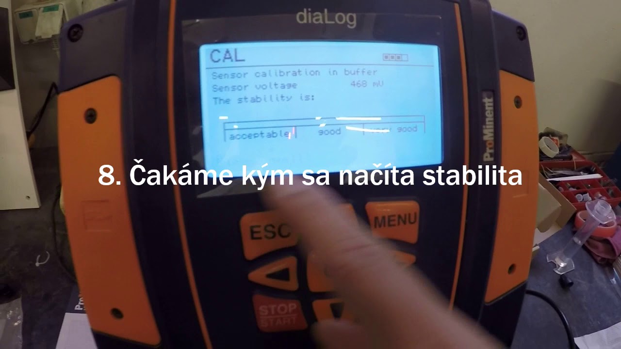 Kalibrácia ProMinent DACb ORP/Redox - YouTube