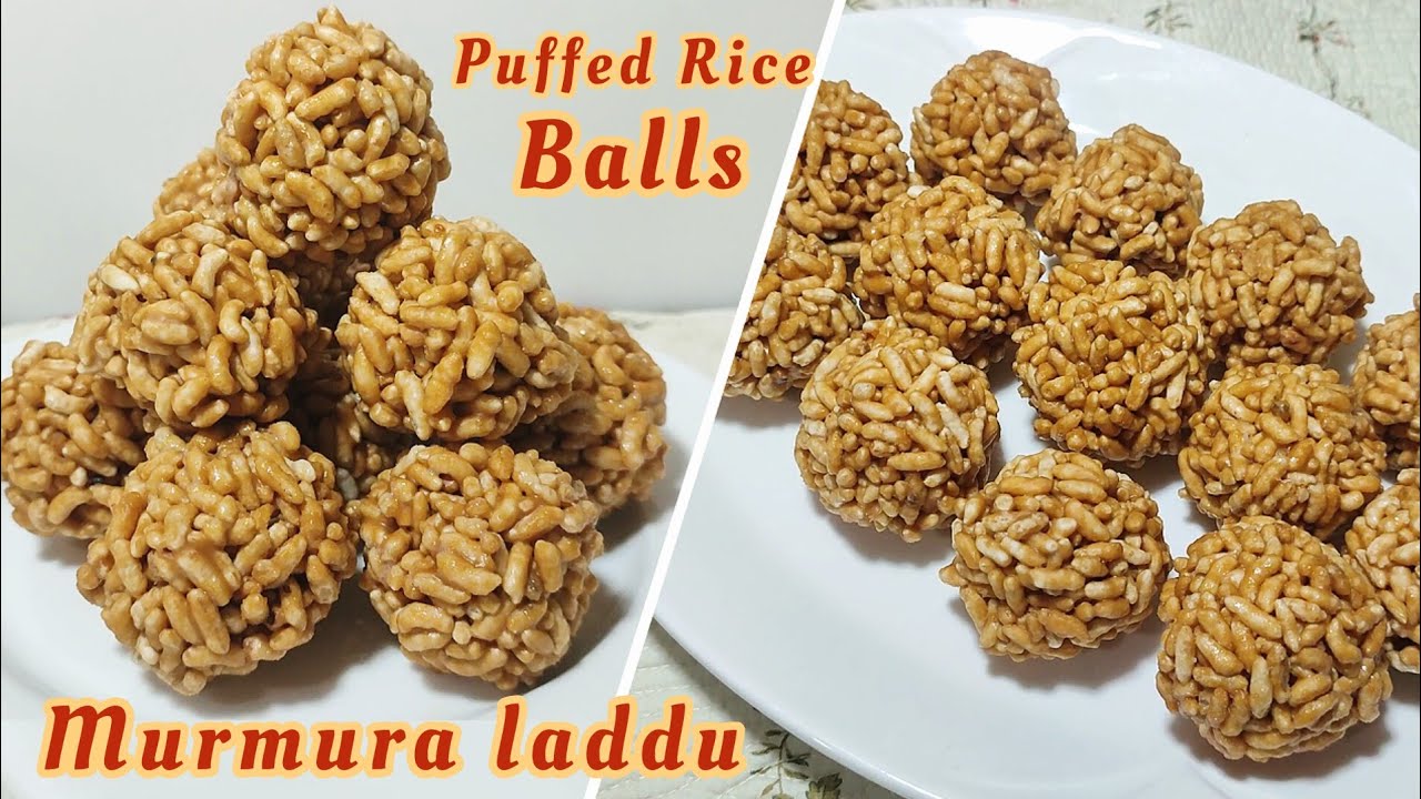 Marunda Recipe | Puffed Rice Sweet Balls | Murmura Gur Ke Laddu ...