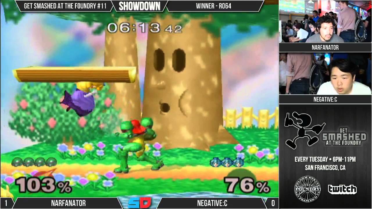 Get Smashed At The Foundry 11 Winner Ro64 Narfanator Samus Vs