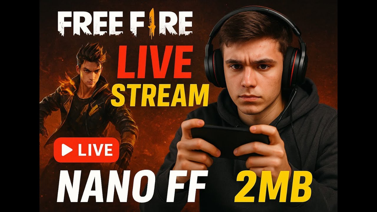 🎮 Welcome to NANO FF Live Stream! 🔥 BR RANK - YouTube